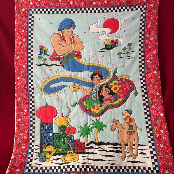 Hand Crafted | Other | Aladdin Hand Quilted Kids Quilt | Poshmark